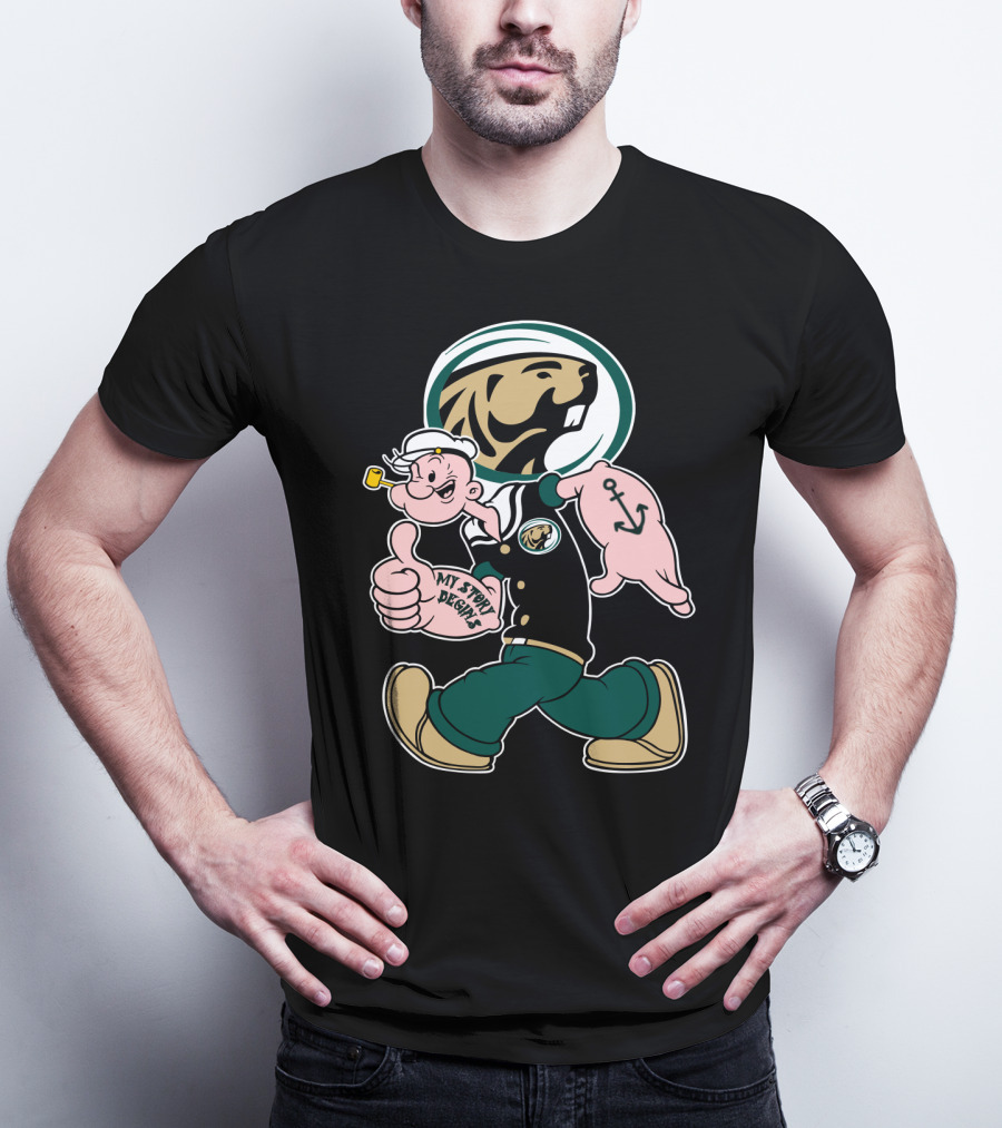 Bemidji State Beavers Popeye My Story Designs T-Shirt
