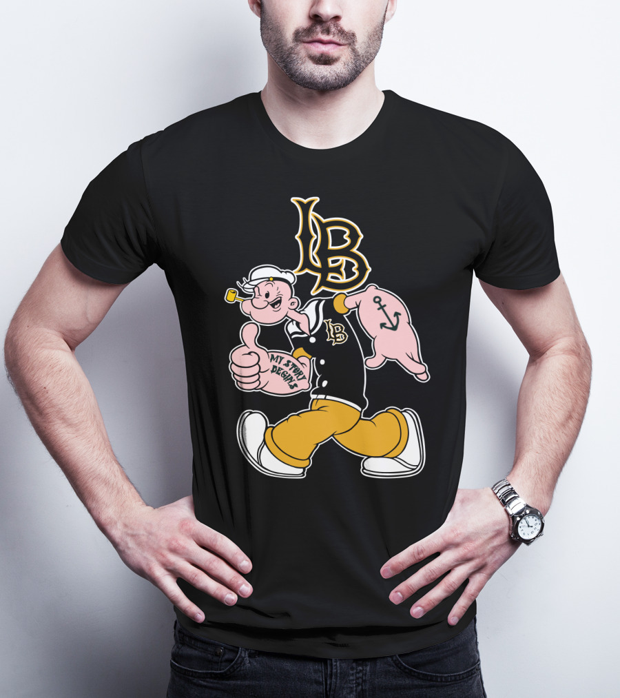 Lb My Story Begins Popeye Anchor T-Shirt
