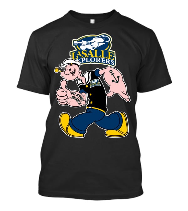 La Salle Explorers My Story Begins Iconic Cartoon Sailor Character T-Shirt