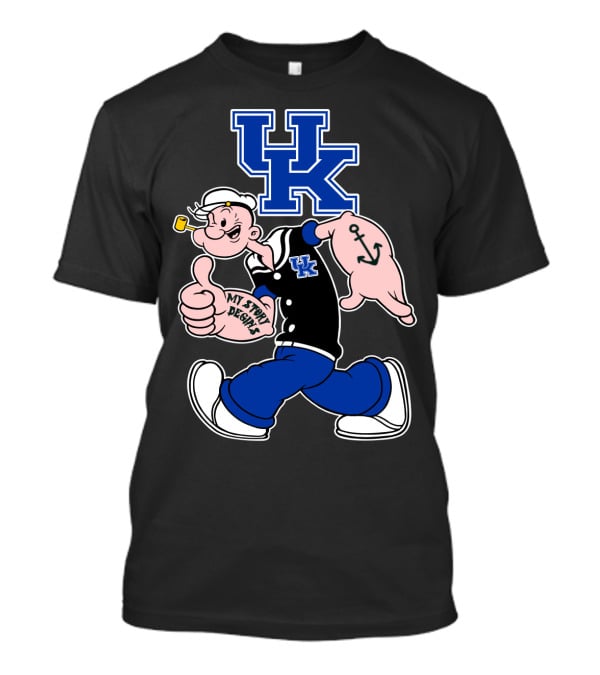 Uk Wildcats Popeye My Story Begins T-Shirt