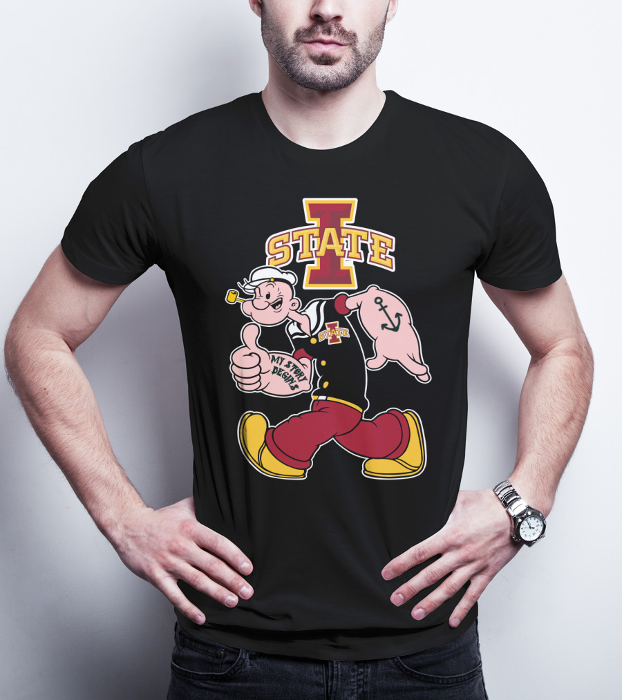 Iowa State Cyclones Popeye My Story Begins T-Shirt