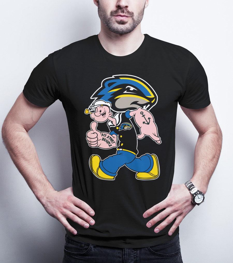 Goucher Gophers My Story Begins Walker With Anchor Tattoo T-Shirt