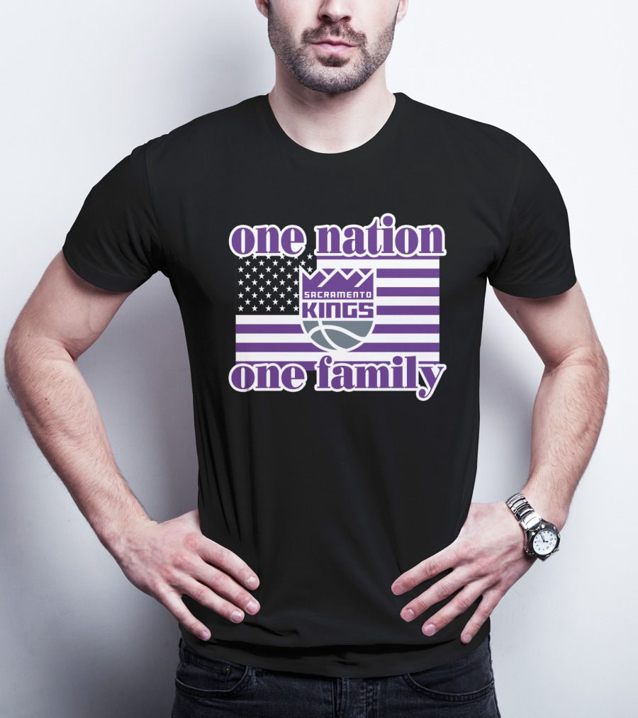 Sacramento Kings One Nation One Family T-Shirt