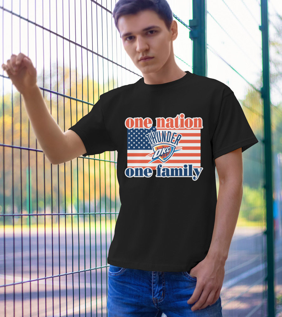 One Nation One Family Oklahoma City Thunder T-Shirt