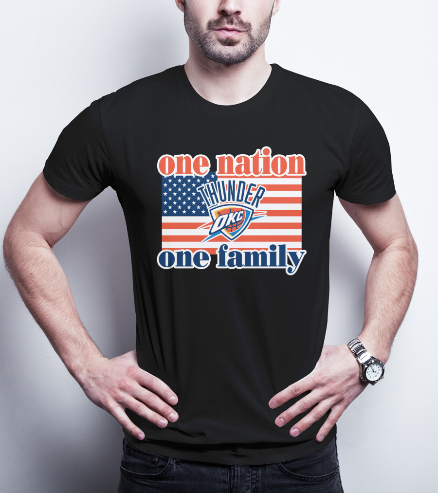 One Nation One Family Oklahoma City Thunder T-Shirt