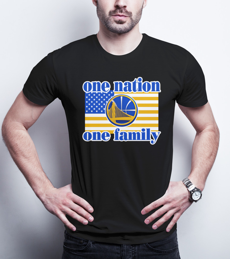 Golden State Warriors One Nation One Family T-Shirt