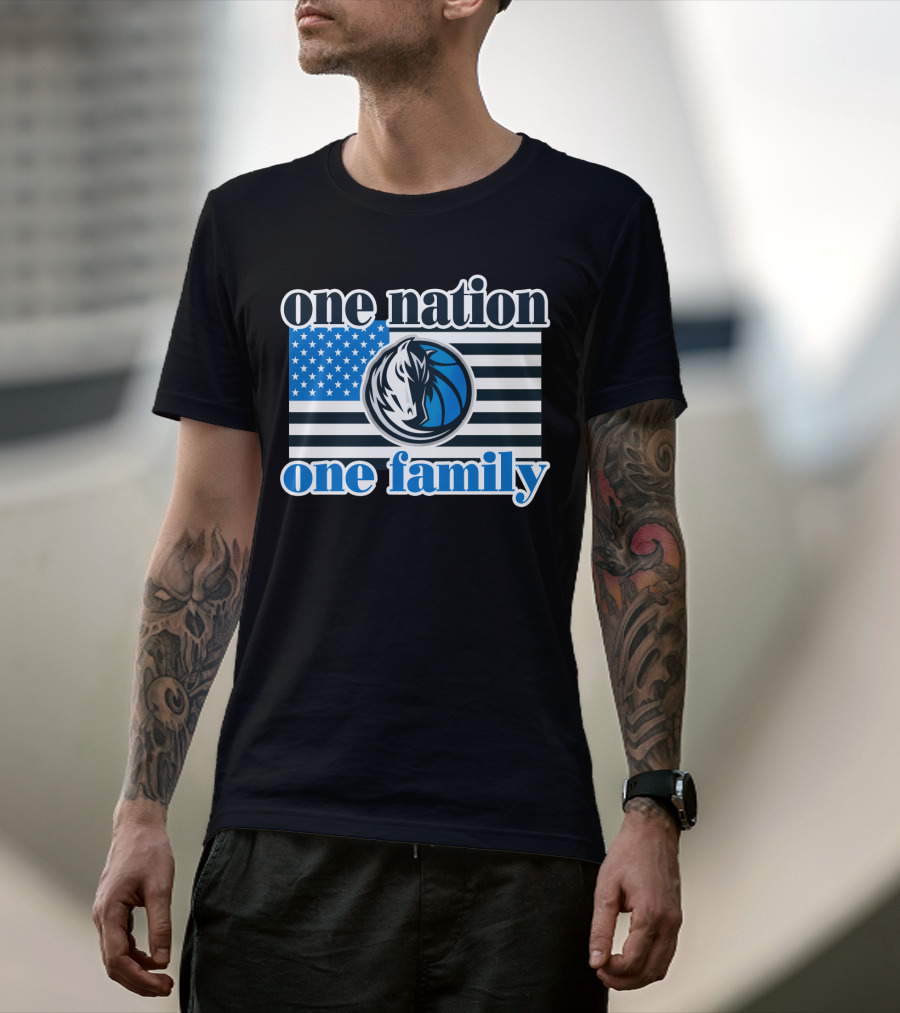 One Nation One Family 83 Dallas Mavericks T-Shirt
