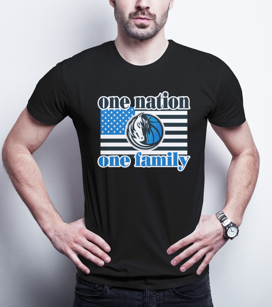 One Nation One Family 83 Dallas Mavericks T-Shirt