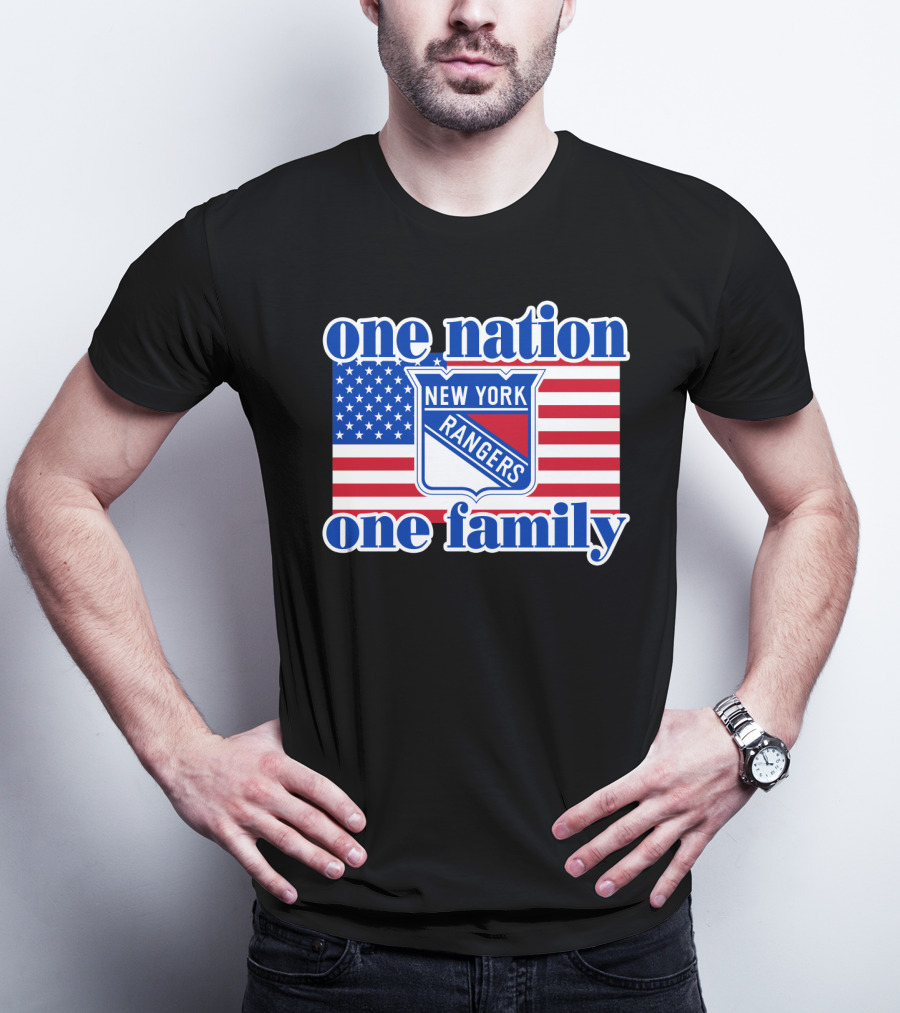 New York Rangers One Nation One Family 97 T-Shirt