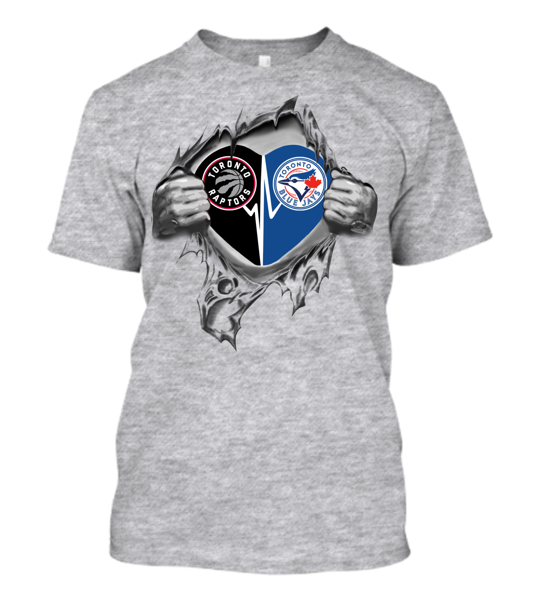 Toronto Raptors Blue Jays It's In My Heart T-Shirt