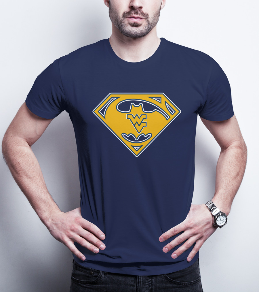Wv 7 West Virginia Mountaineers Superhero T-Shirt