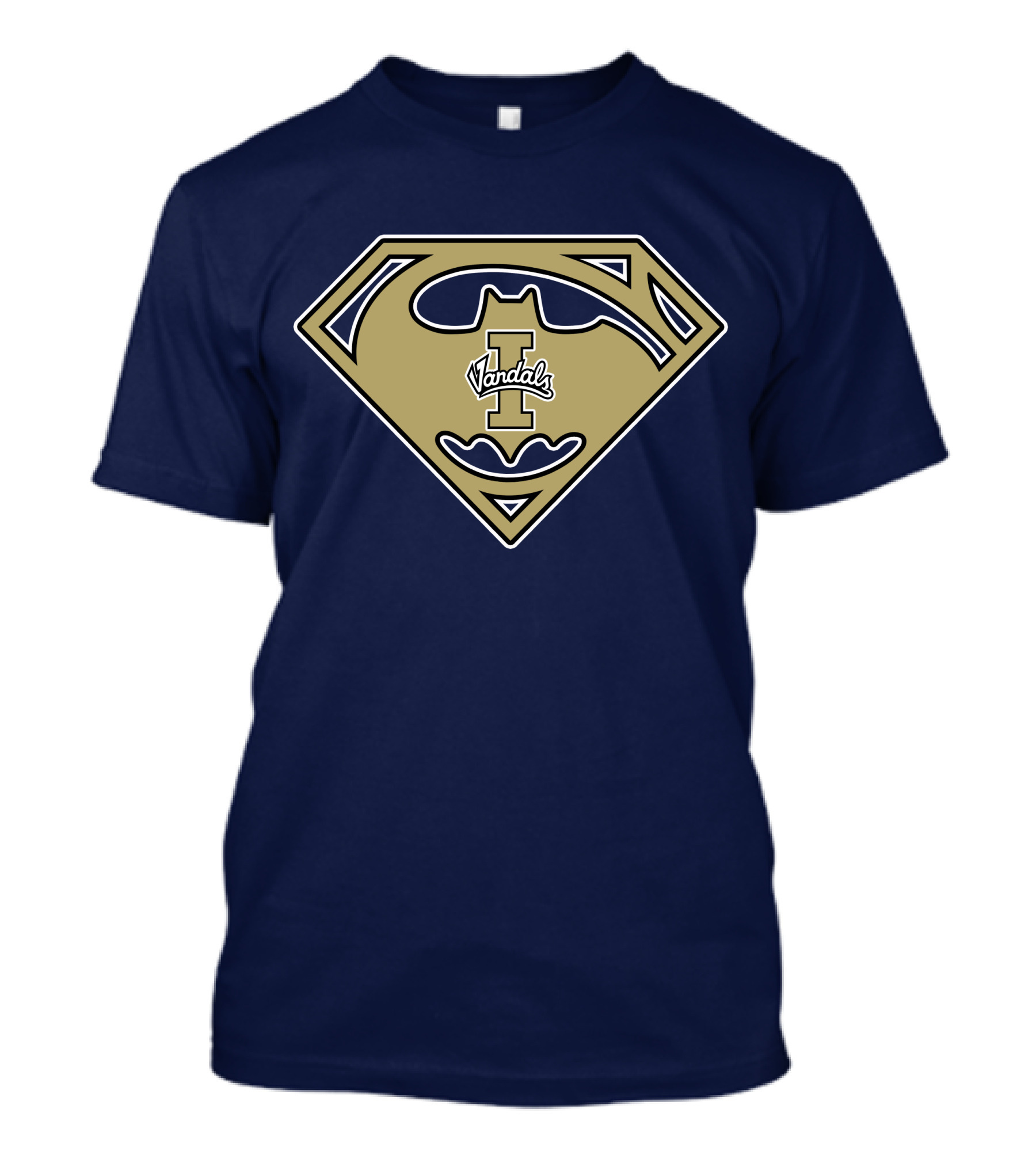 Superman Batman Logo Mashup Idaho Vandals '67 T-Shirt