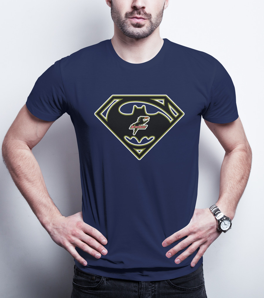 Dallas Burn Superman Batman Logo Fusion T-Shirt