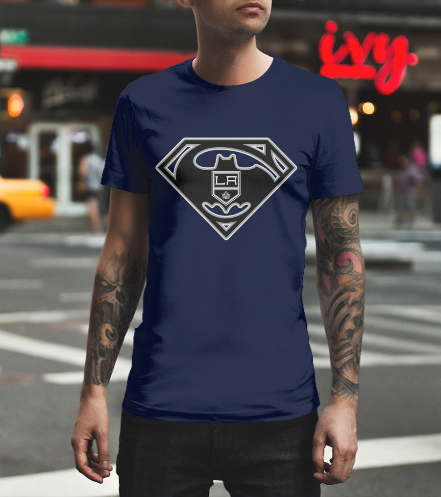Los Angeles Kings La Shield Superhero T-Shirt
