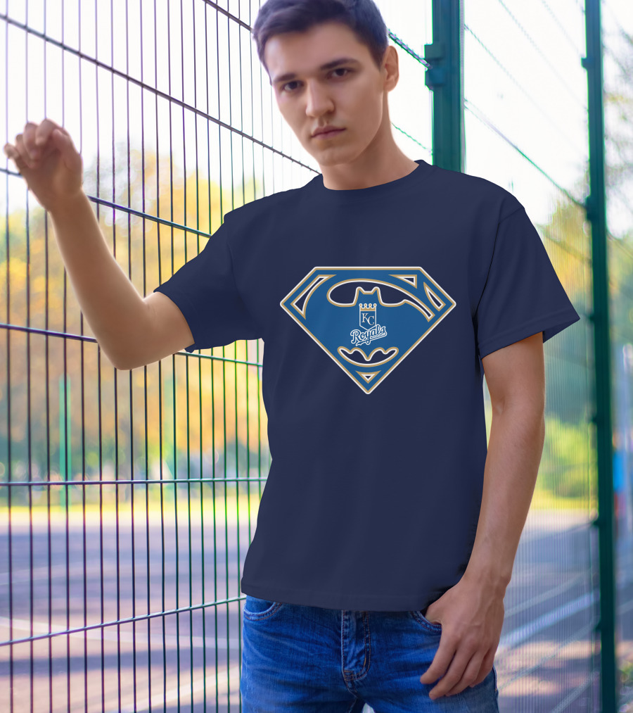 Kansas City Royals Batman Superman T-Shirt