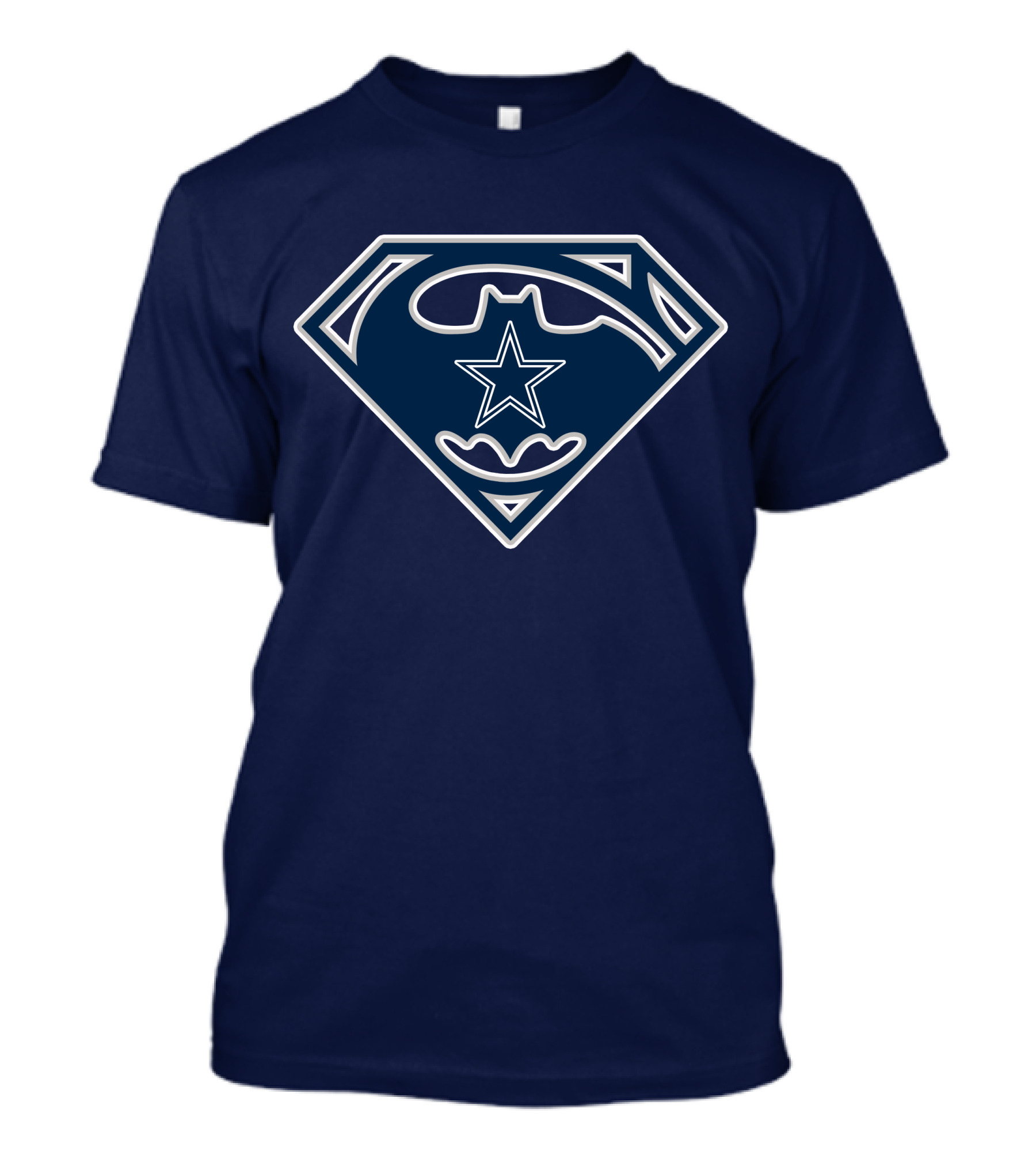 Dallas Cowboys Batman Superman Star T-Shirt