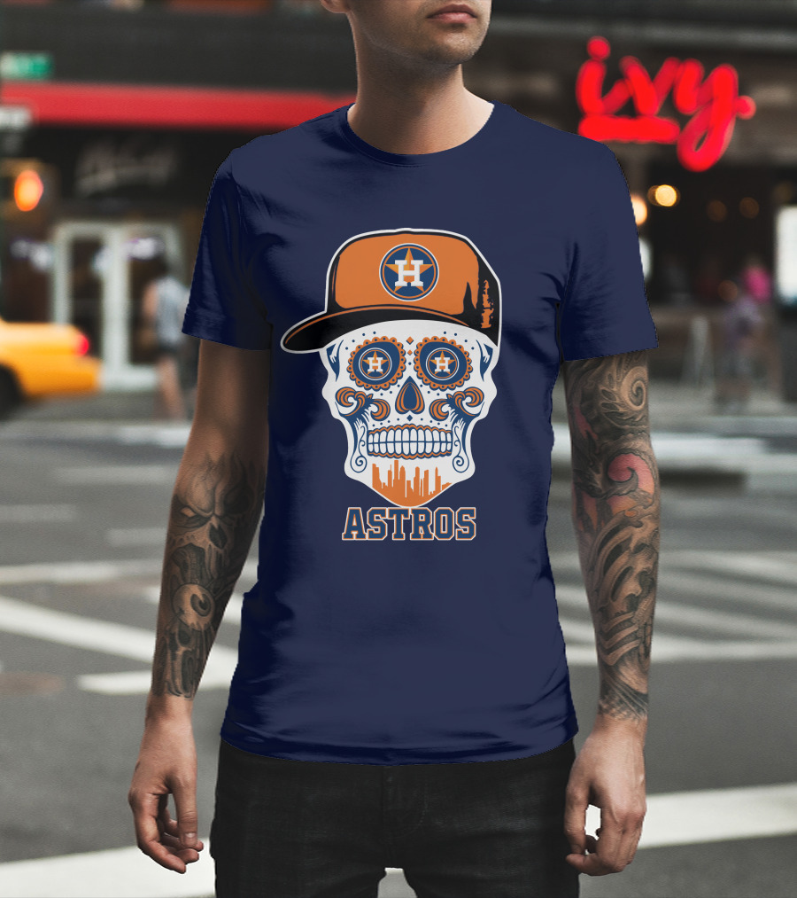 Houston Astros Skull Iconography 331 T-Shirt