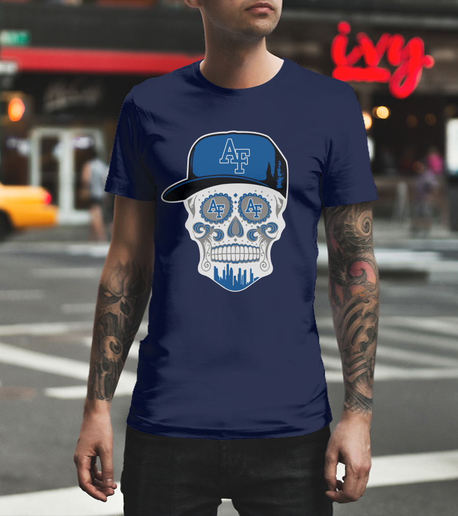 Af Air Force Falcons Skull T-Shirt