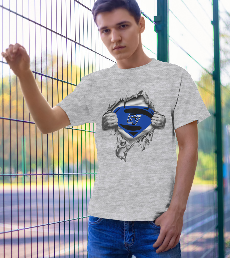 Grand Valley State Lakers Gv Superman T-Shirt