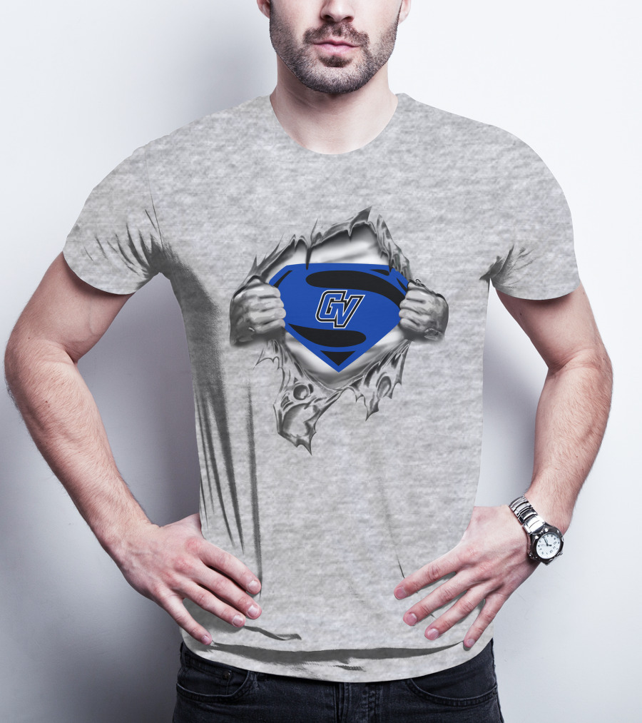 Grand Valley State Lakers Gv Superman T-Shirt