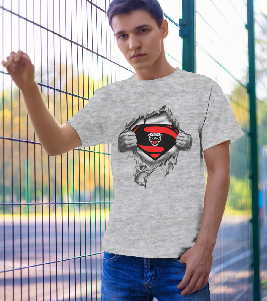 Dc United Superman Shield T-Shirt