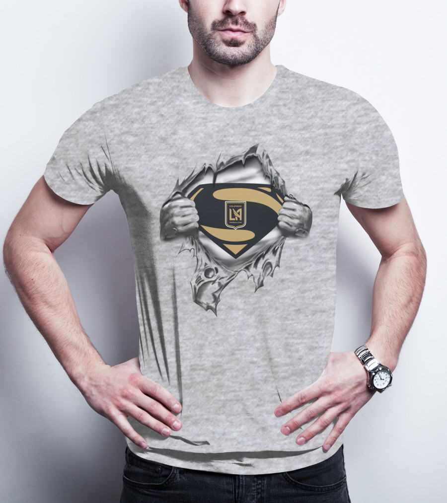 Superman Los Angeles Fc Shield Reveal T-Shirt