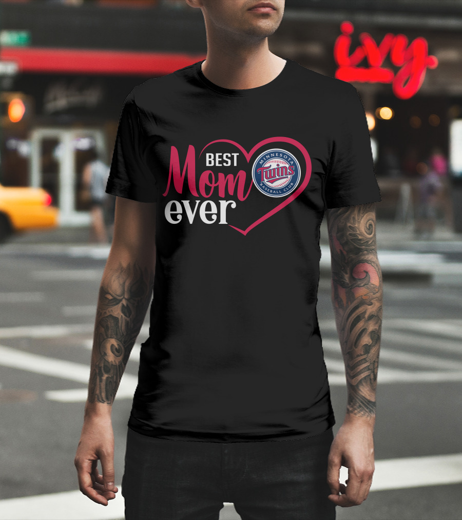 Minnesota Twins Baseball Club Best Mom Ever T-Shirt