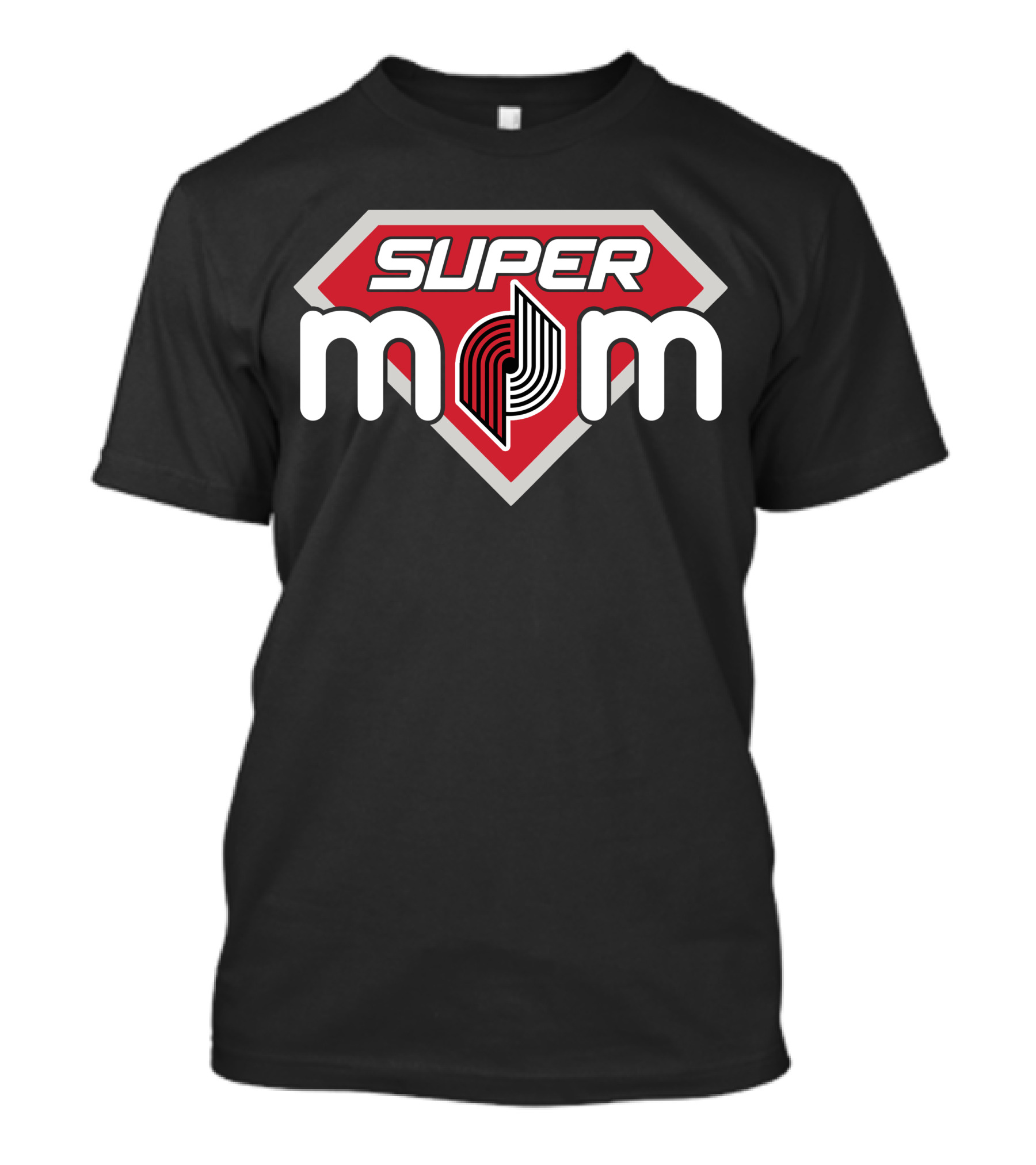 Super Mom Portland Trail Blazers T-Shirt