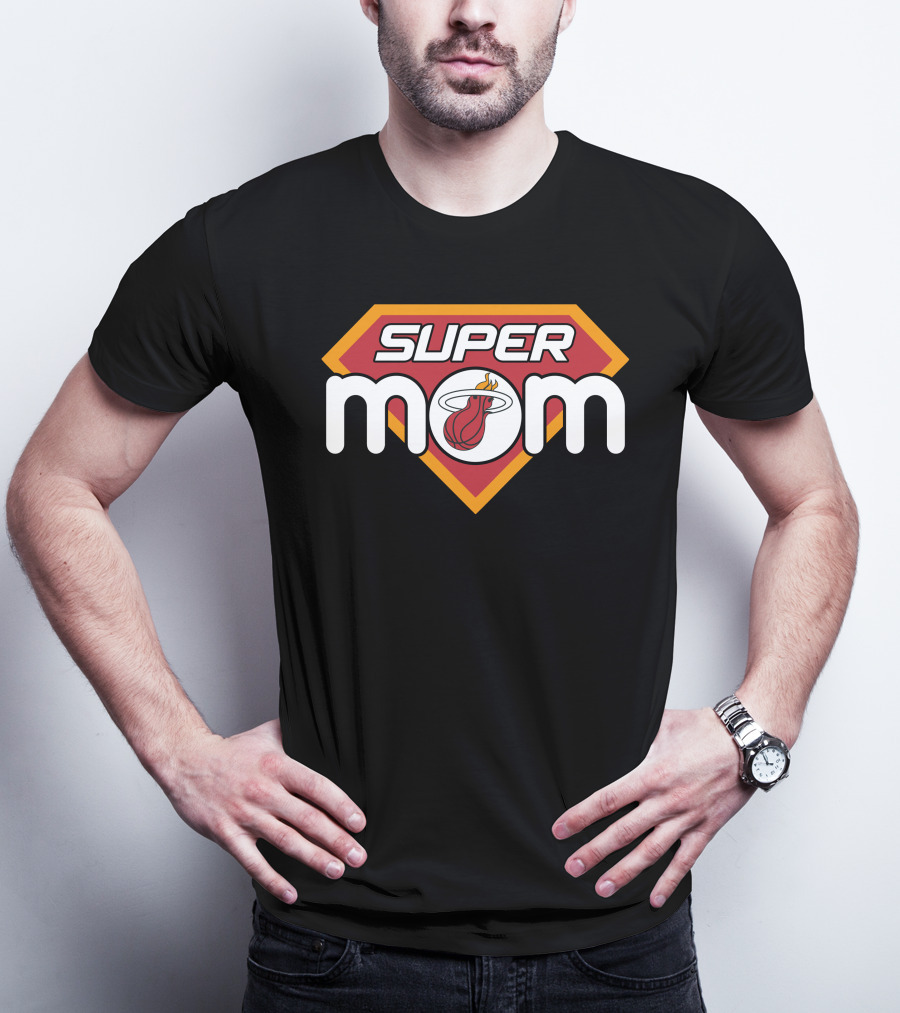 Miami Heat Super Mom Hero Style T-Shirt