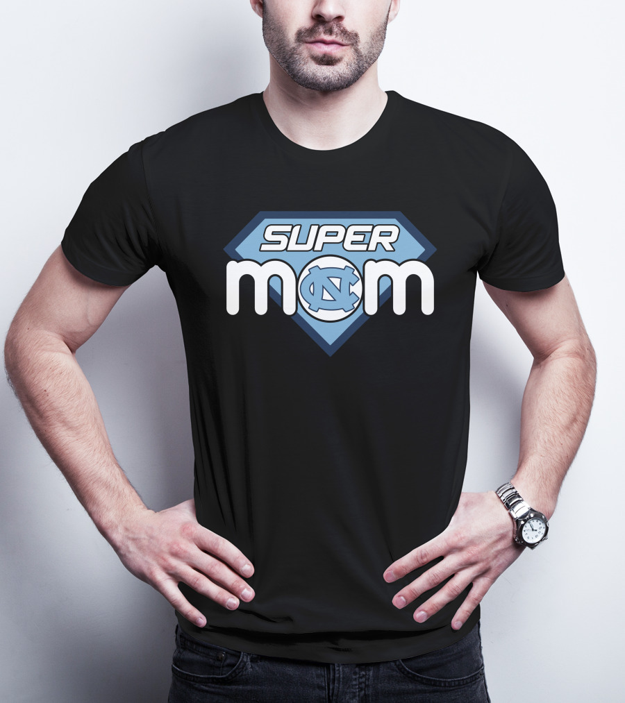 North Carolina Tar Heels Super Mom Emblem 157 T-Shirt
