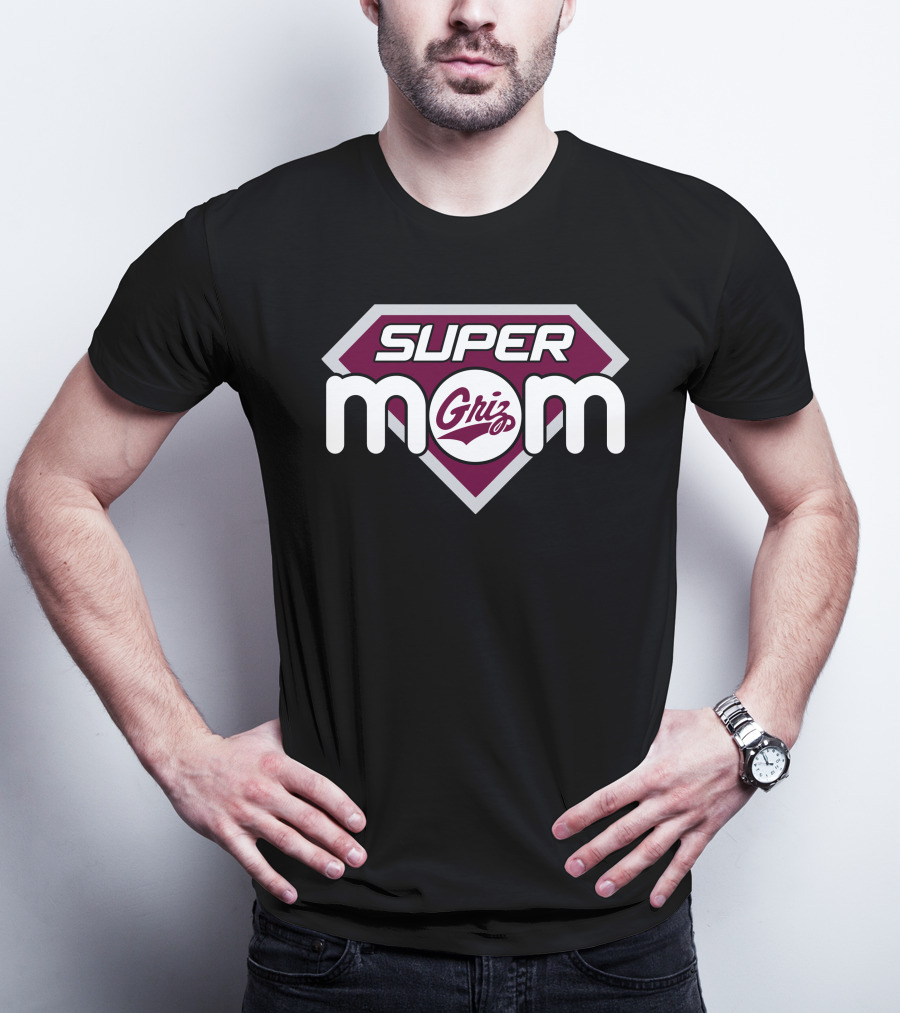 Montana Grizzlies Super Mom Griz T-Shirt