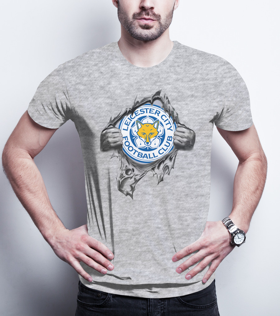 Leicester City Football Club Super Fan 285 Fox Crest T-Shirt