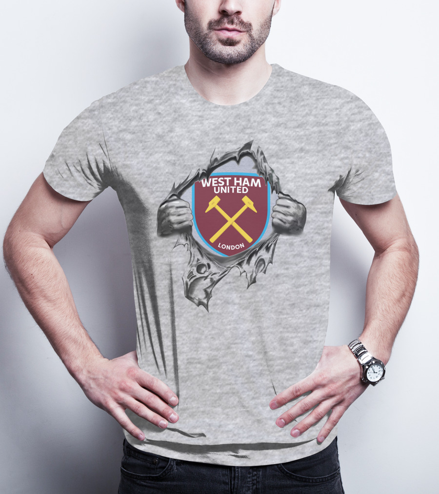West Ham United London Super Fan 287 Iconic Badge T-Shirt
