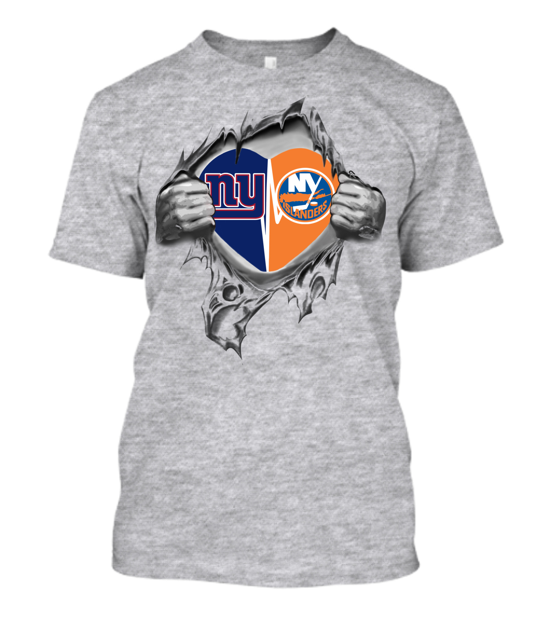 Ny Giants And Islanders Heart Inside My Soul T-Shirt