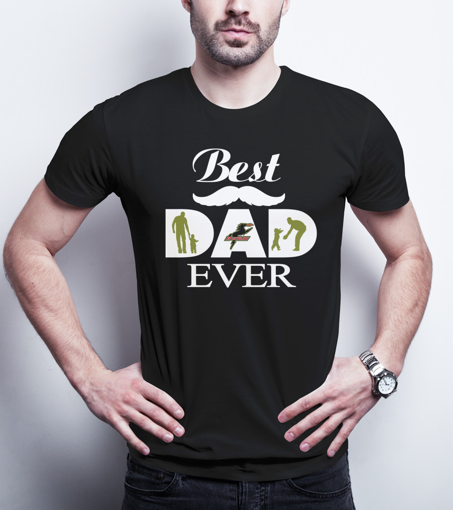Best Dad Ever 148 Dallas Burn Silhouette T-Shirt