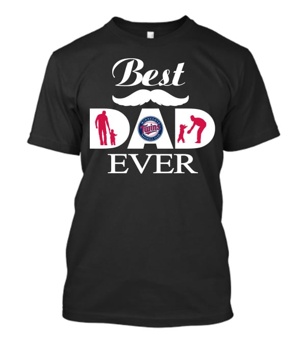 Minnesota Twins Best Dad Ever Father's Day Gift T-Shirt