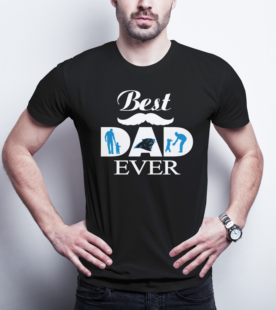 Best Carolina Panthers Dad Ever T-Shirt