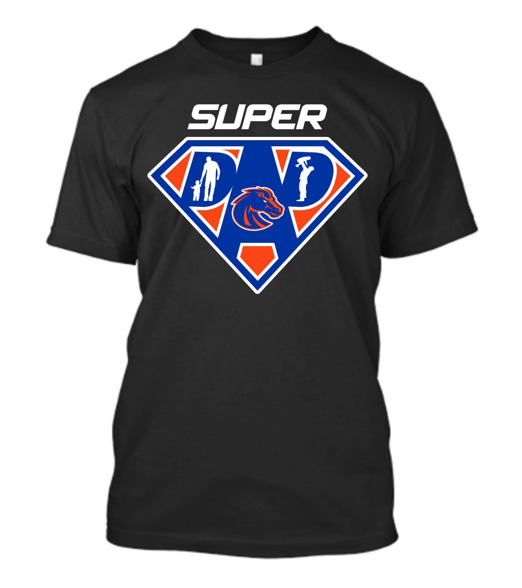 Super Dad Boise State Broncos T-Shirt