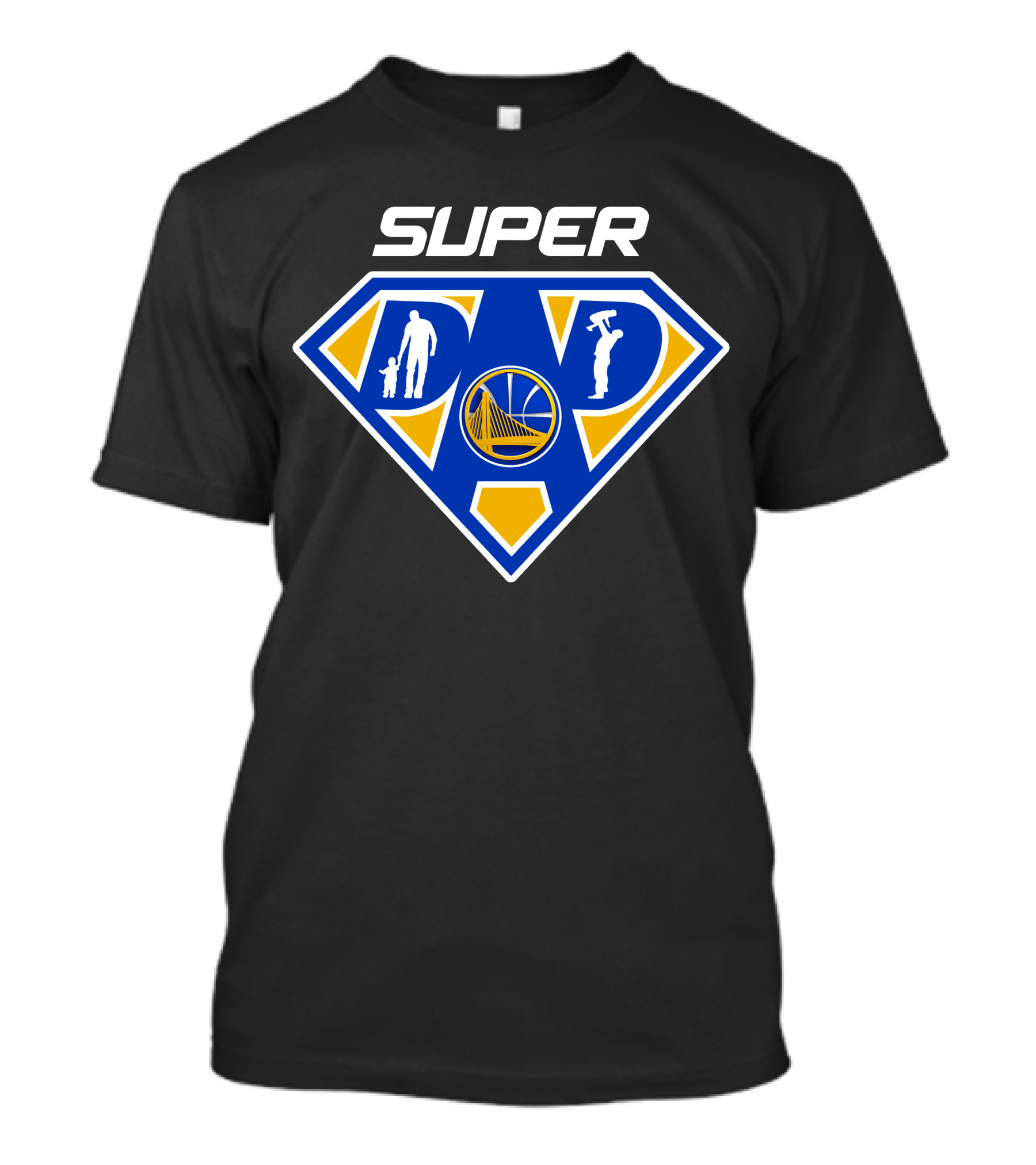 Super Dad Golden State Warriors T-Shirt