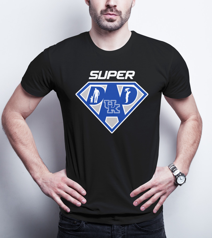 Super Dad Kentucky Wildcats Fan Heroic T-Shirt