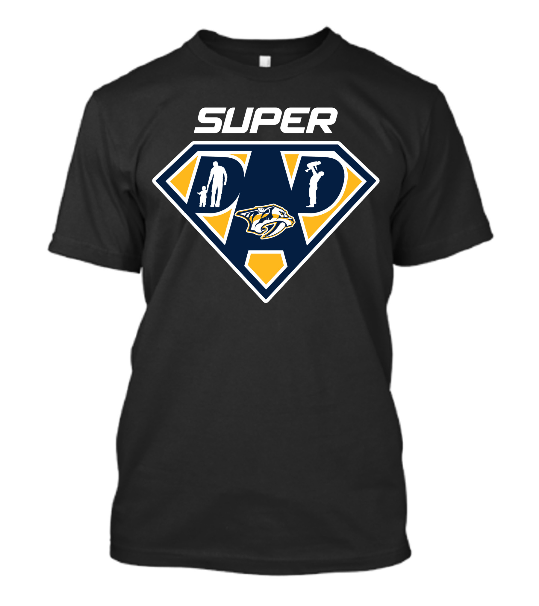 Super Dad Nashville Predators Heroic T-Shirt