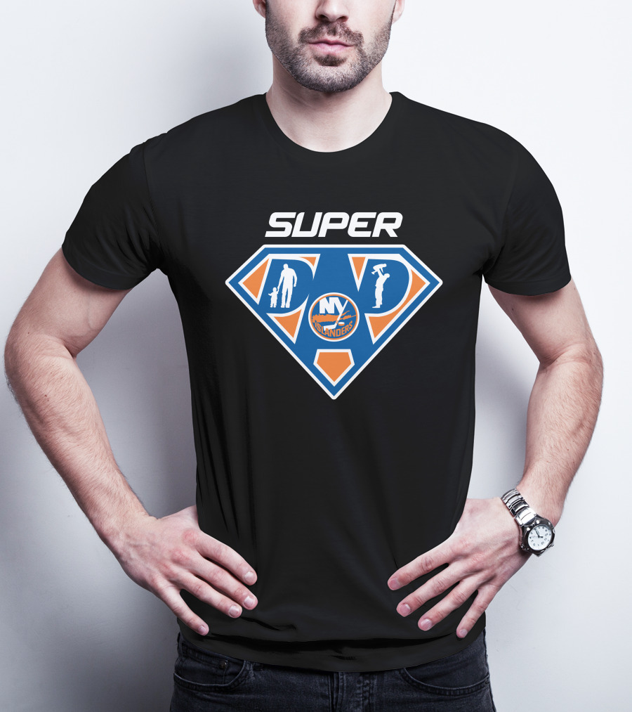 Super Dad New York Islanders Hero T-Shirt