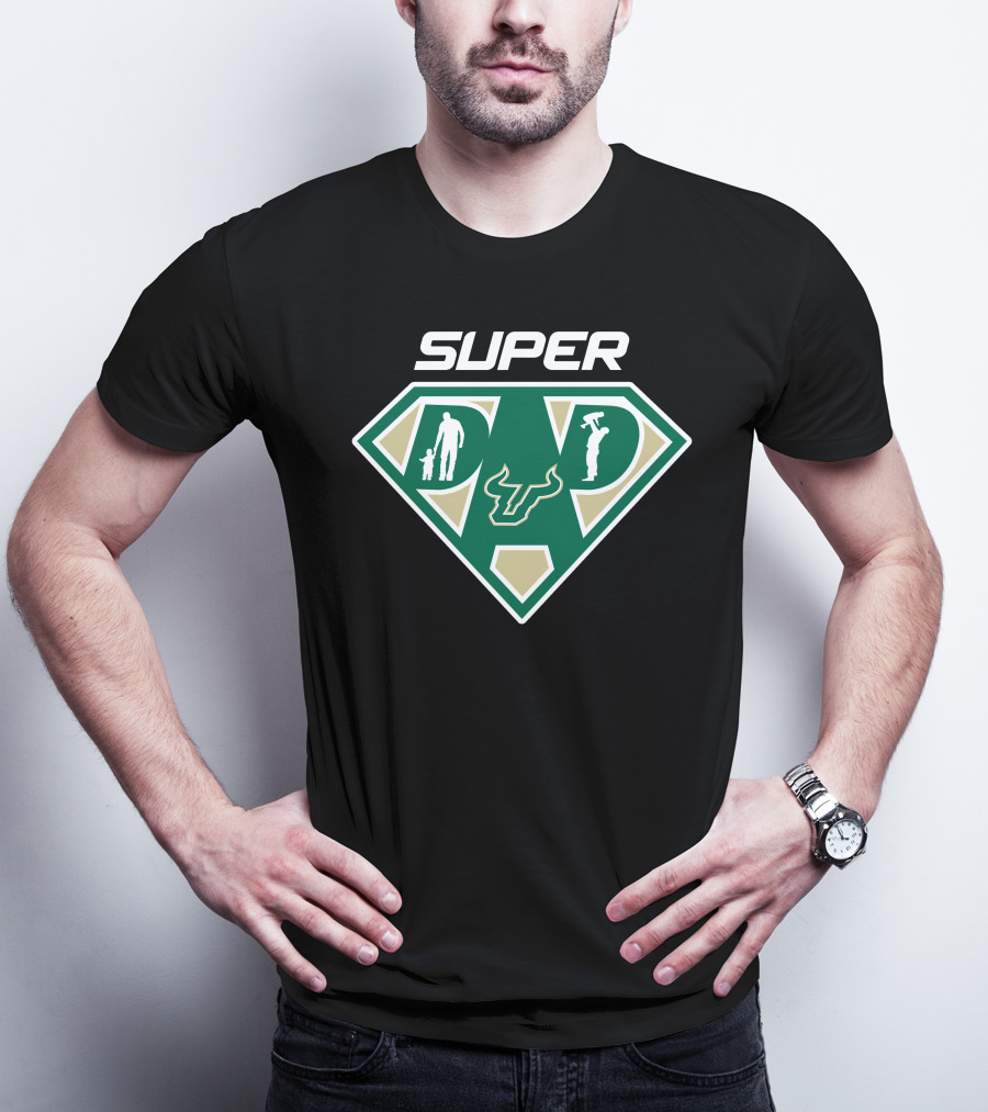 Super Dad South Florida Bulls Dad Hero T-Shirt