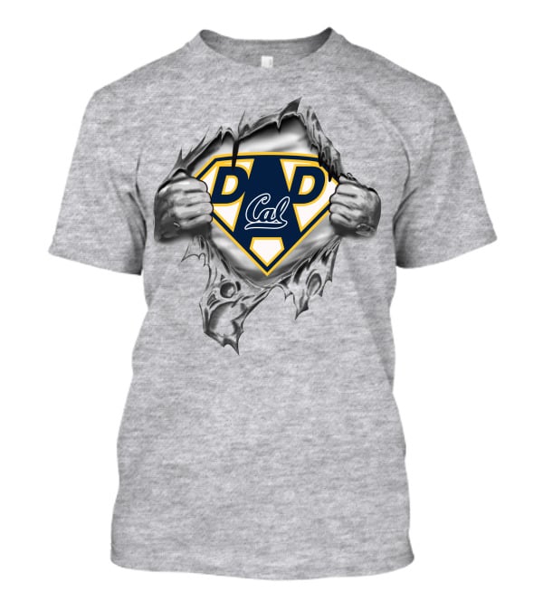 Cal Dad Superhero 48 California Golden Bears T-Shirt