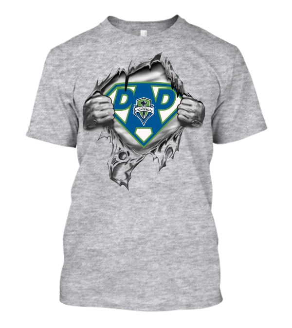Seattle Sounders Fc Super Dad T-Shirt