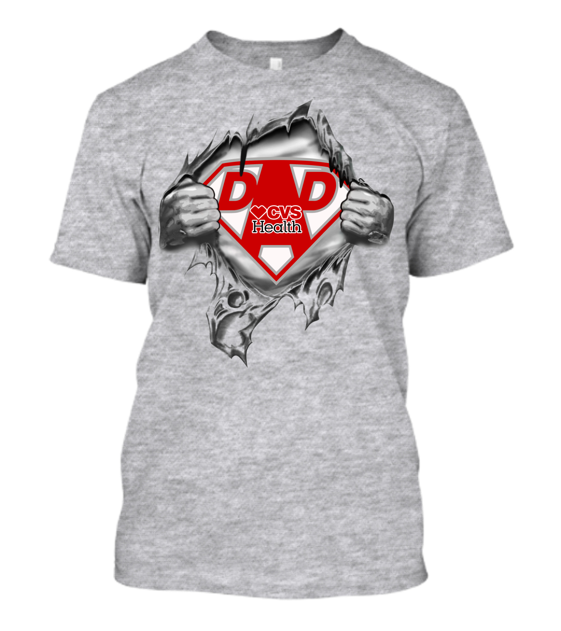 Cvs Health Dad Superhero Logo 432 T-Shirt