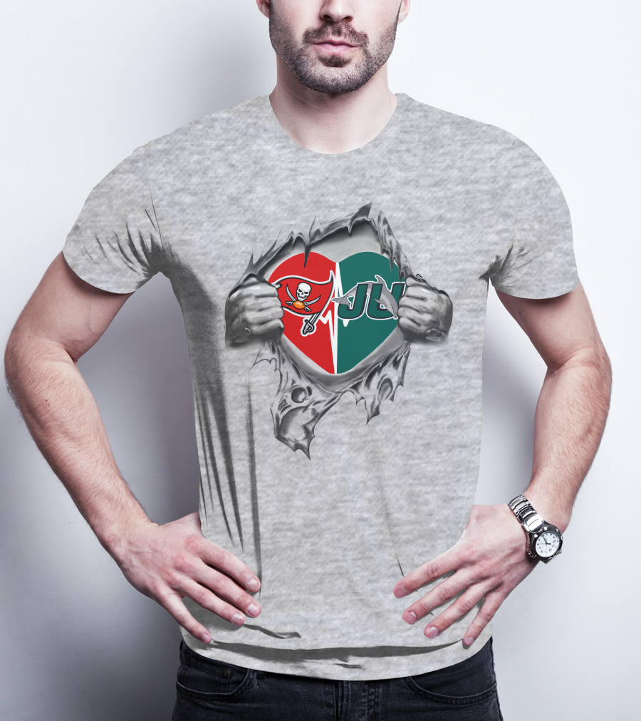 Buccaneers Jacksonville In My Heart T-Shirt