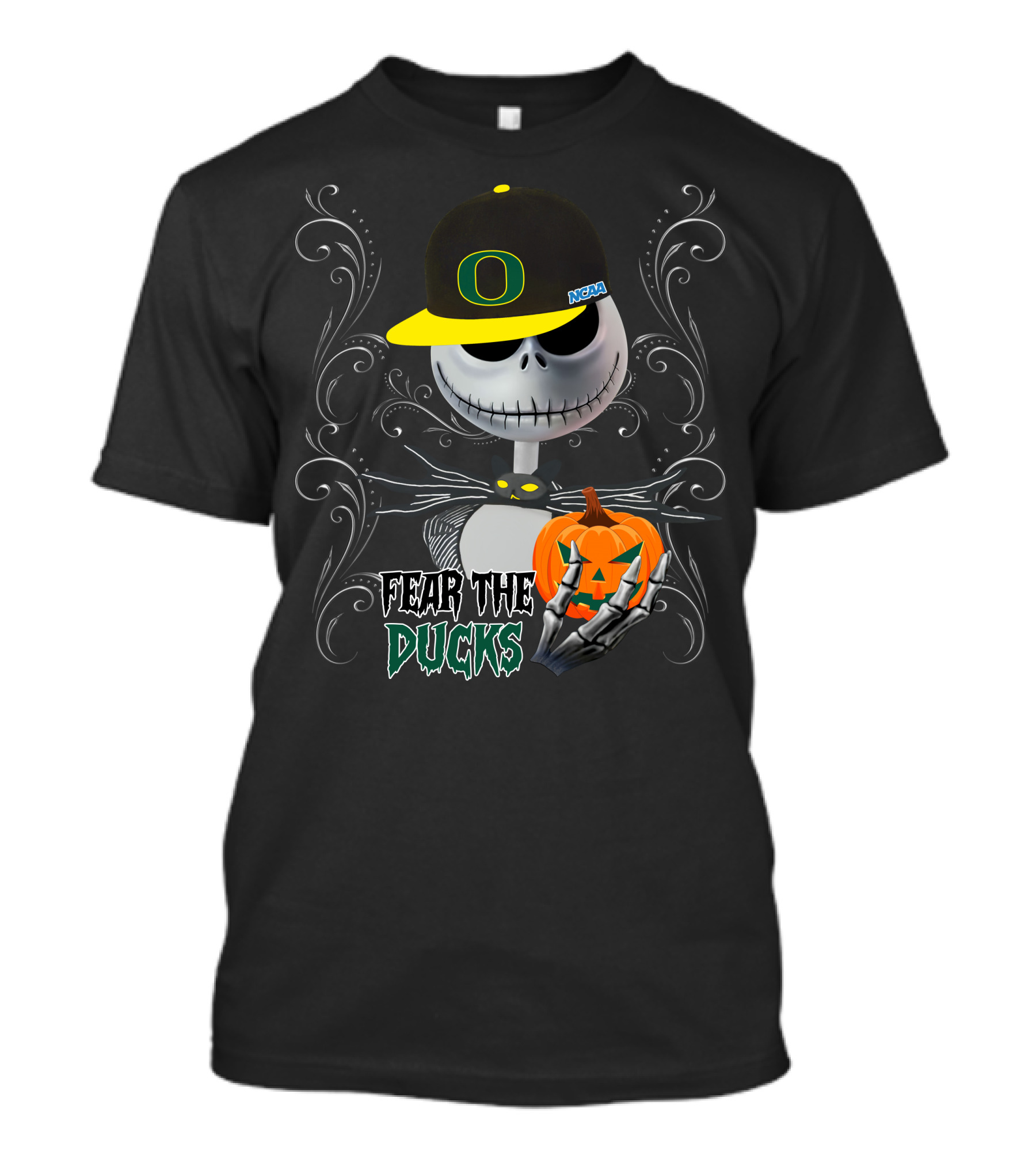 Fear The Ducks Oregon NCAA Jack Pumpkin T-Shirt