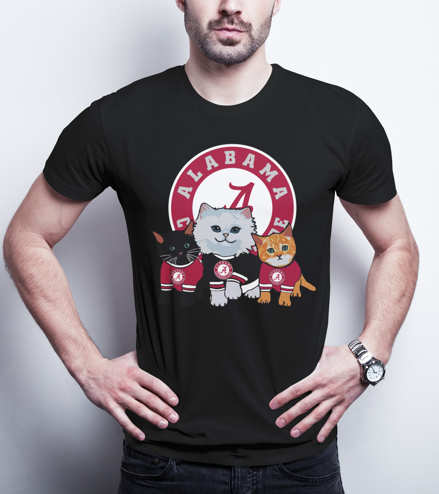 Alabama Crimson Tide Cats T-Shirt