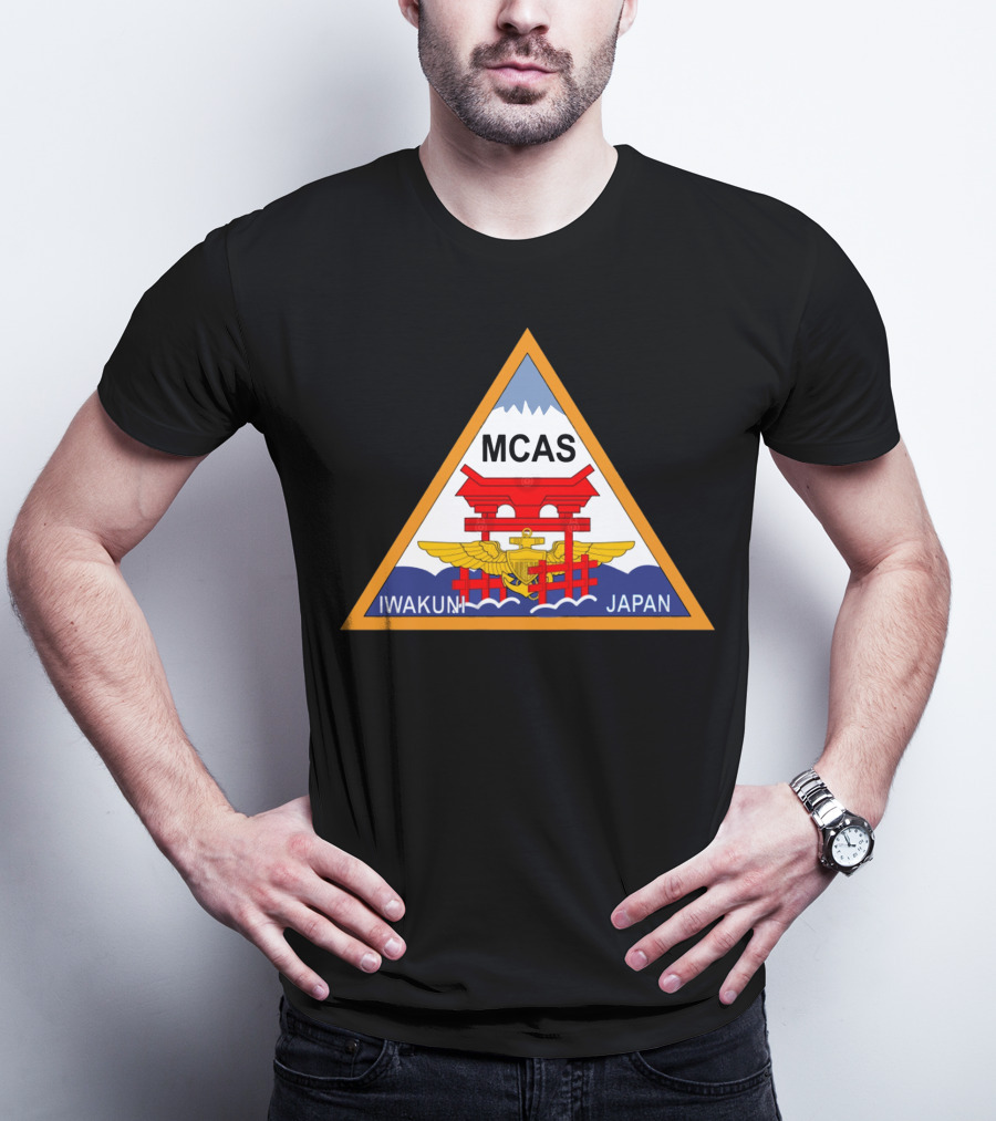 MCAS Iwakuni Japan Torii Gate Emblem T-Shirt